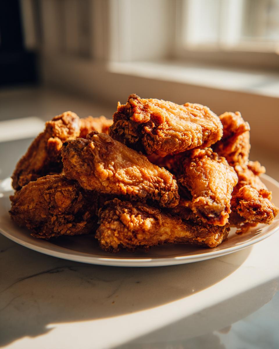 Amazing 3-step chicken wings crunch