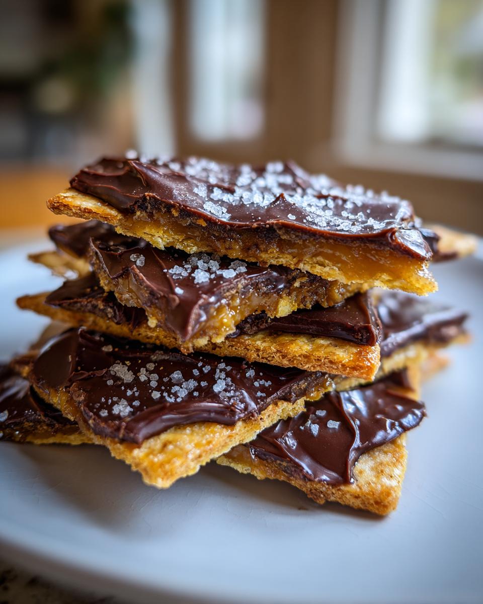 Guaranteed saltine cracker toffee joy in 5 steps