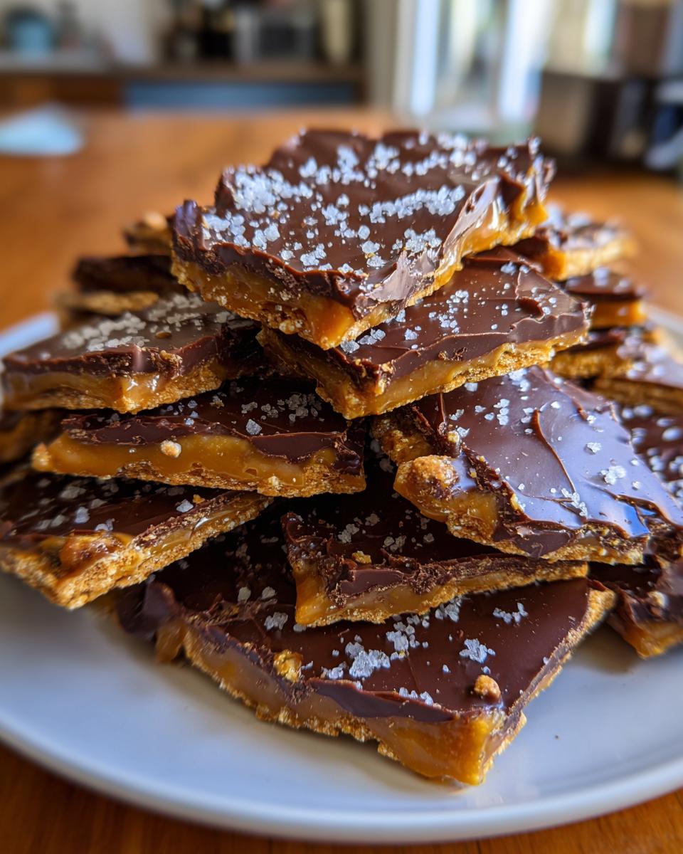 Guaranteed saltine cracker toffee joy in 5 steps