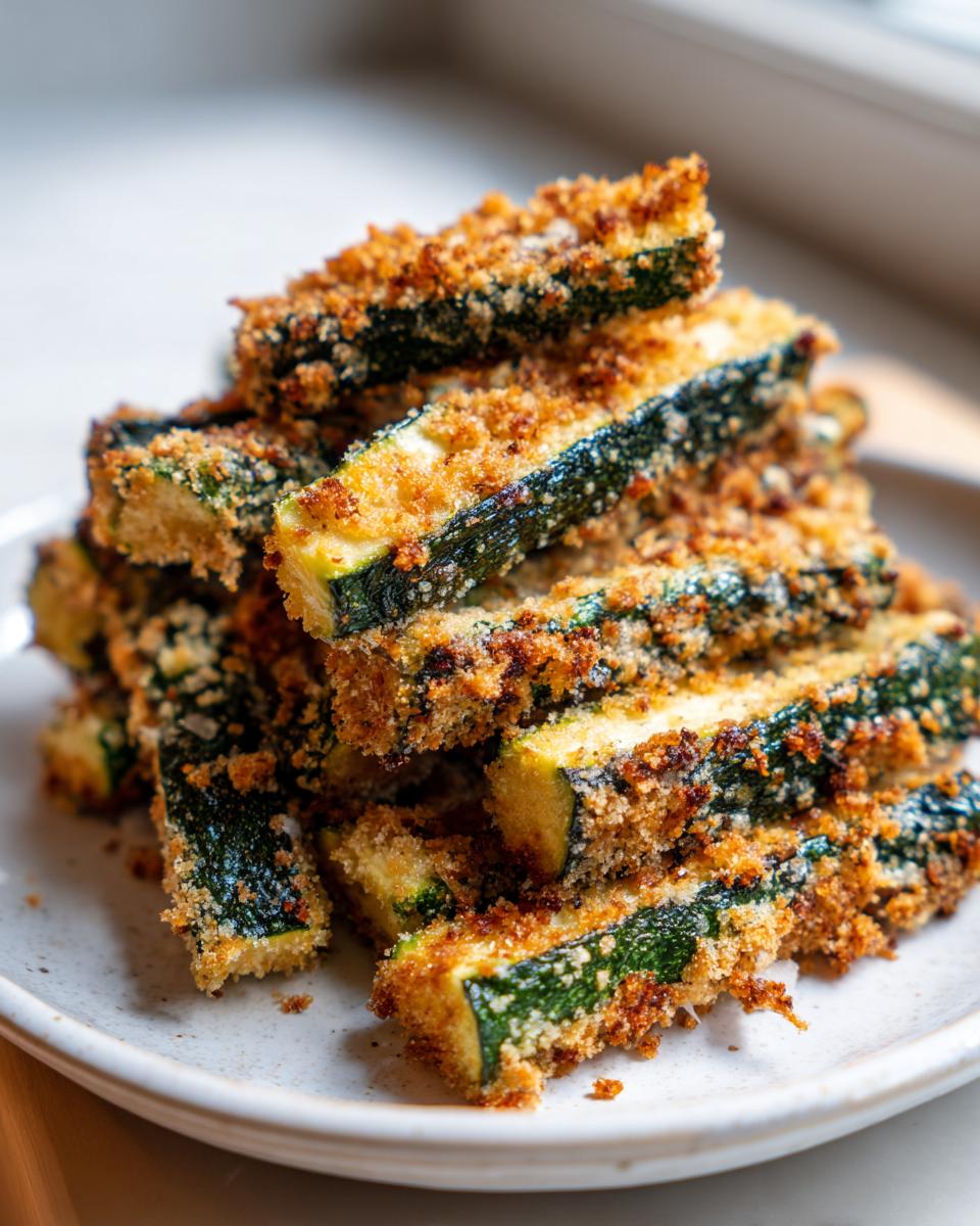 Amazing 5-Star baked parmesan zucchini Crunch