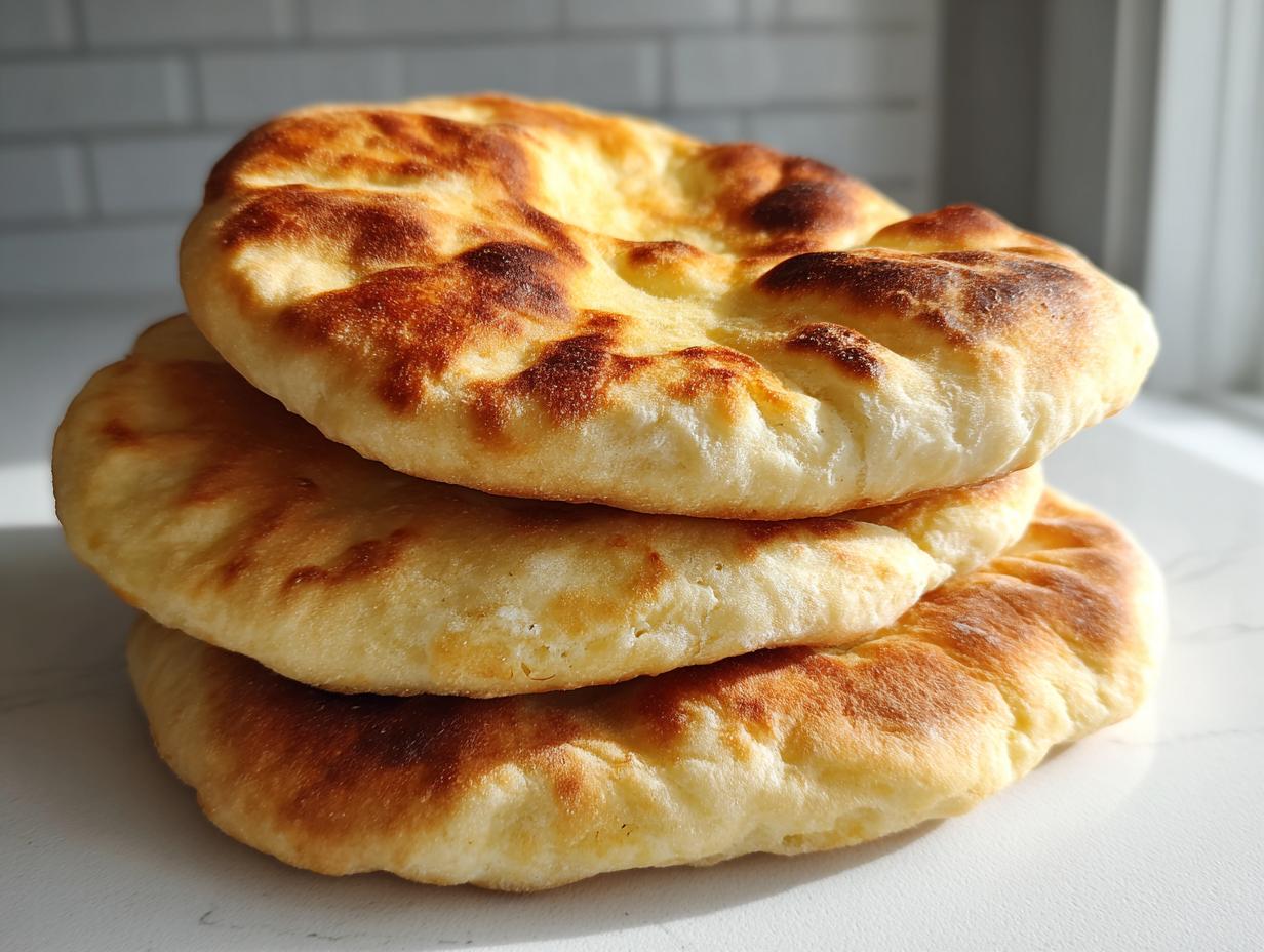 Fluffy pita bread: 1 foolproof pocket secret